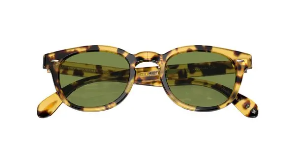 Oliver Spencer Tortoiseshell Design Fold-over Sunglasses