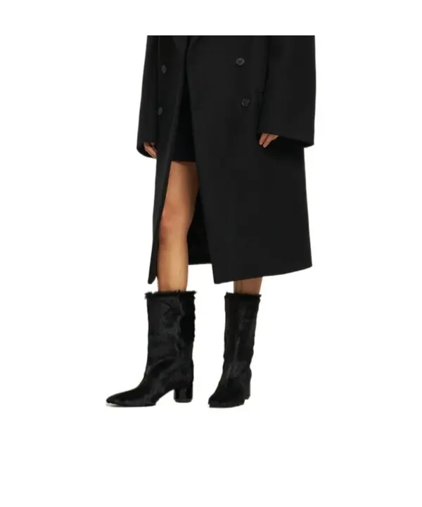 JIL SANDER Long Hair Ankle Boots
