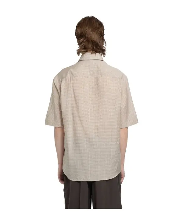 LEMAIRE Grid-pattern Pocket Shirt