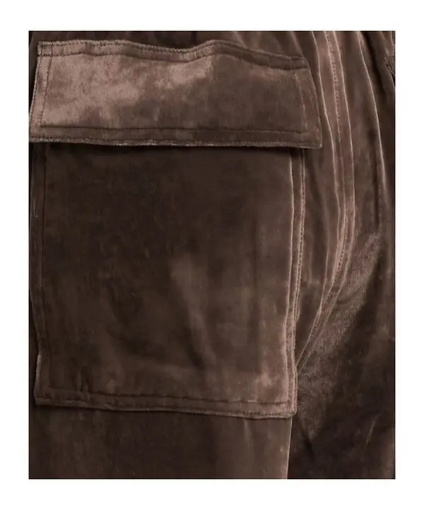 Rick Owens Dietrich Velvet Drawstring Pants - Black