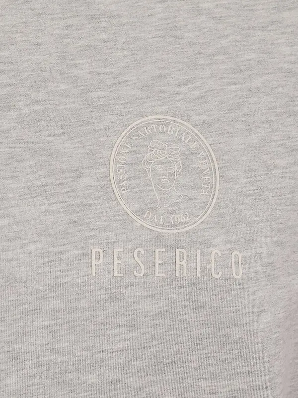 Peserico Logo Embroidered Crew-neck Sweatshirt