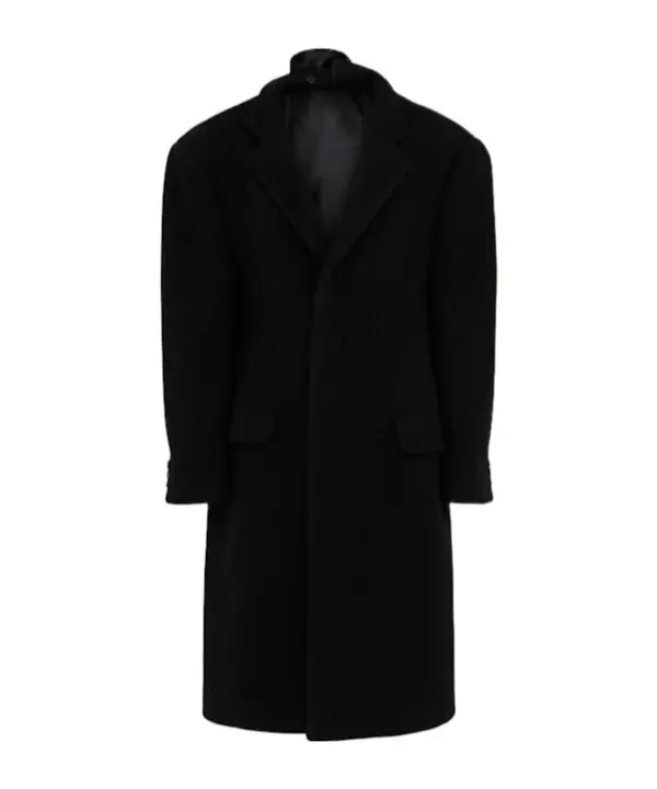 MAISON MARGIELA Heavy Wool Blend Felt Coat