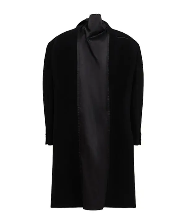 MAISON MARGIELA Heavy Wool Blend Felt Coat
