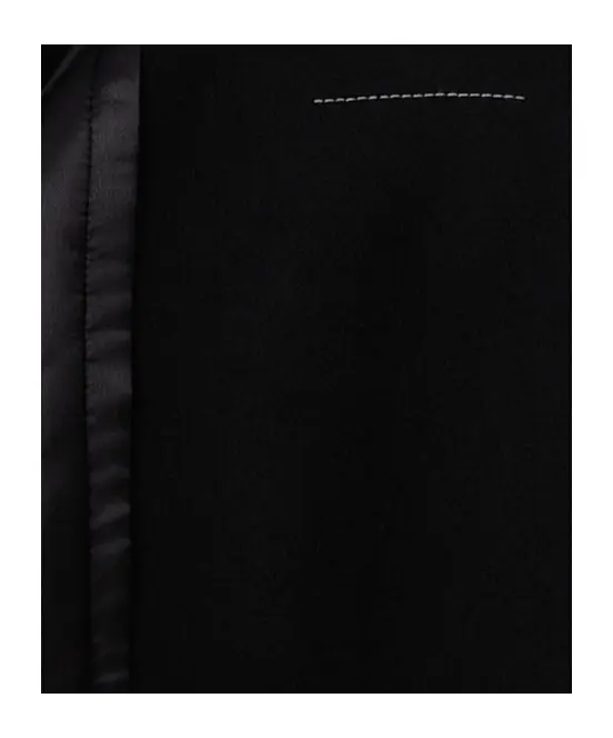 MAISON MARGIELA Heavy Wool Blend Felt Coat