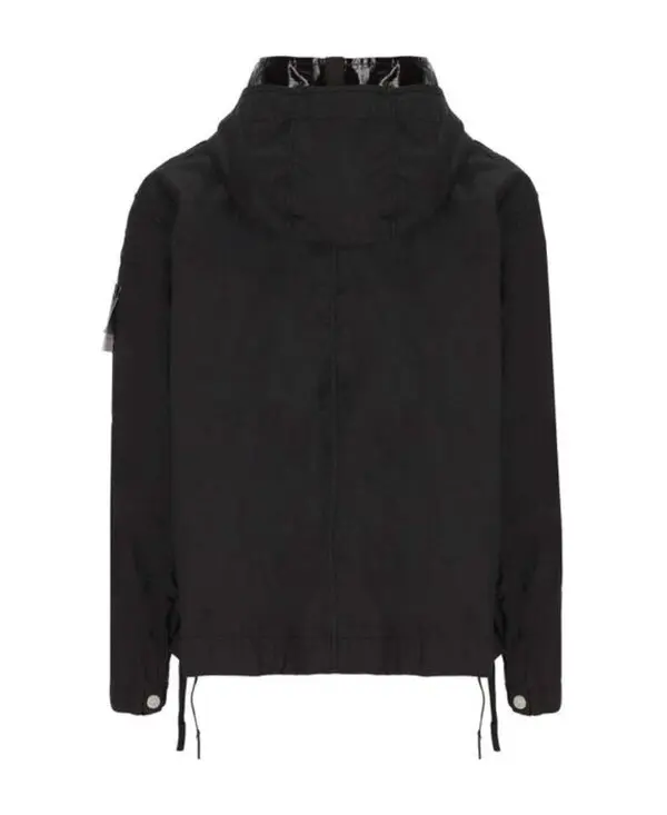 Stone Island Hooded Jacket With Logo Detail