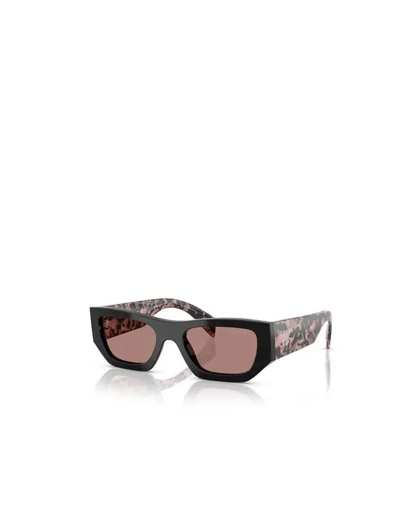 Prada Rectangular Frame Sunglasses - Black