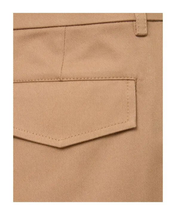 Valentino Garavani Cotton Gabardine Tailored Wide Leg Pants