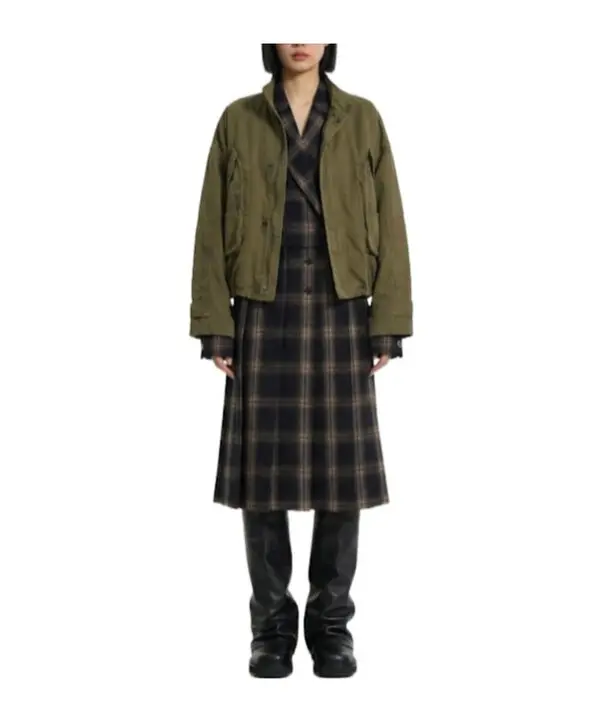Attico Canvas Bomber Jacket