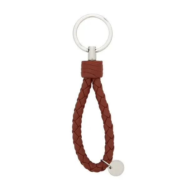 Bottega Veneta Intrecciato Leather Key Ring