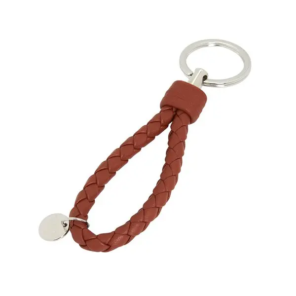 Bottega Veneta Intrecciato Leather Key Ring