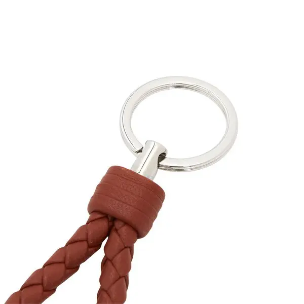 Bottega Veneta Intrecciato Leather Key Ring