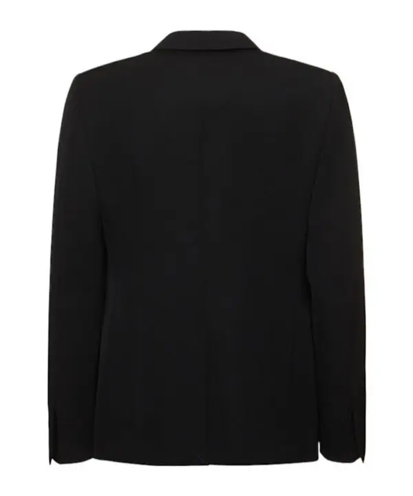 LANVIN Wool Tuxedo Jacket With Notch Lapel - Black
