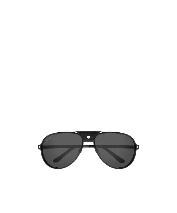 Cartier Aviator Frame Sunglasses - Black