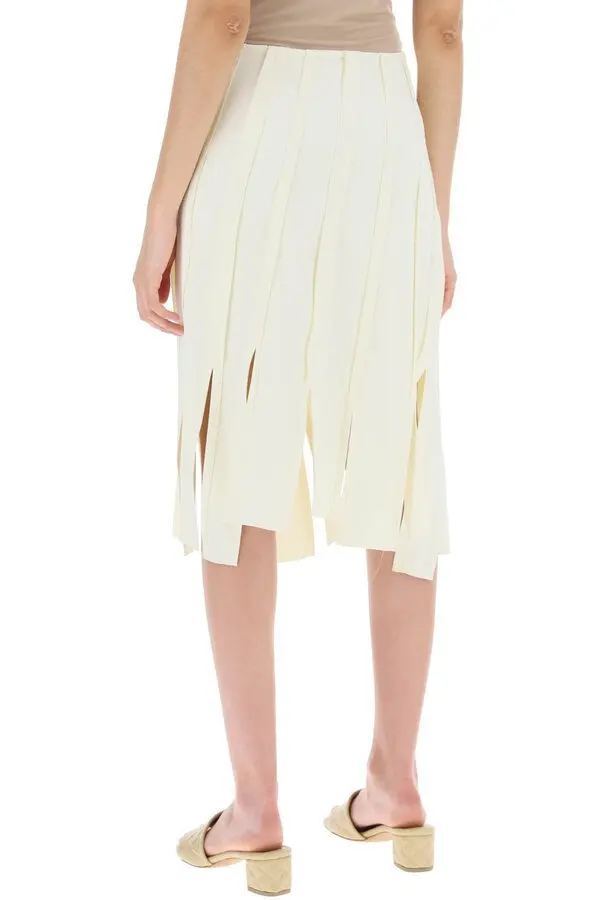 Bottega Veneta High-waisted Draped Skirt