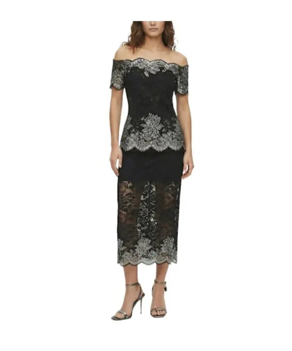 Rabanne Lace Embellished Off-the-shoulder Top