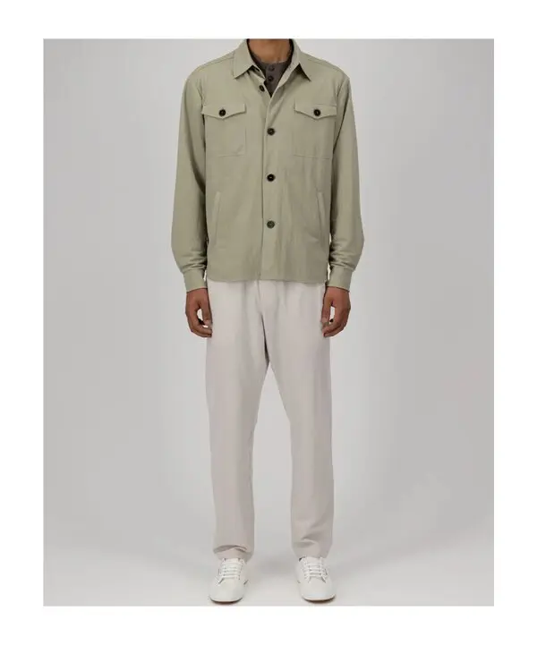 Harris Wharf London Button-up Overshirt