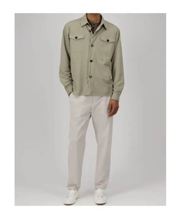 Harris Wharf London Button-up Overshirt