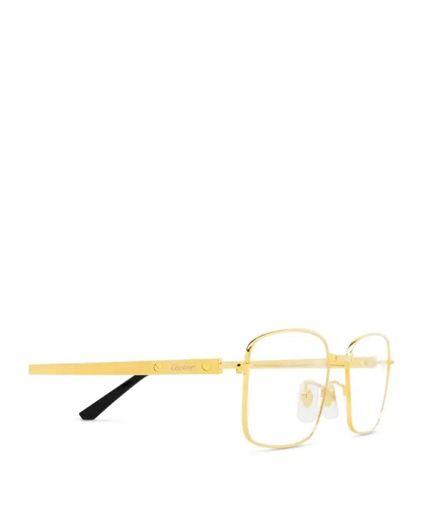 Cartier Rectangular Frame Eyeglasses - Yellow