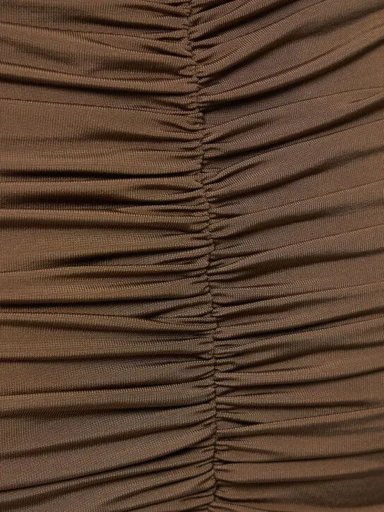 Giuseppe Di Morabito Ruched Jersey Mini Skirt