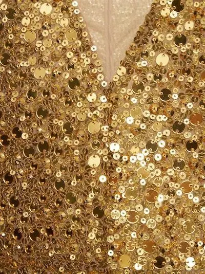 Michael Kors Sequined V-neck Jumpsuit