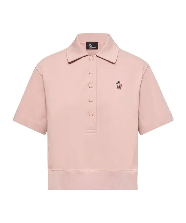 Moncler Logo Patch Short Sleeve Polo Shirt