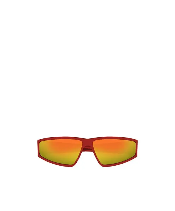 Alexander McQueen Rectangular Frame Sunglasses - Orange