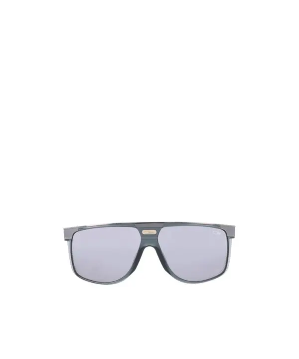 Cazal D-frame Logo-engraved Sunglasses - Gray/bronze