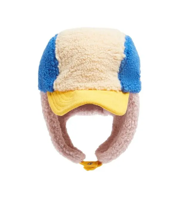 BOBO CHOSES Teddy Aviator Hat - Nude