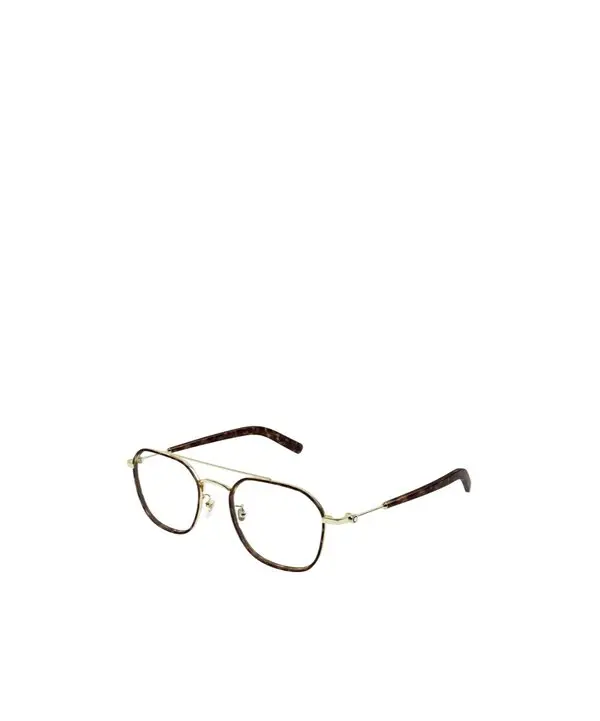 Montblanc Eyewear Metal Bridge Glasses - Gold