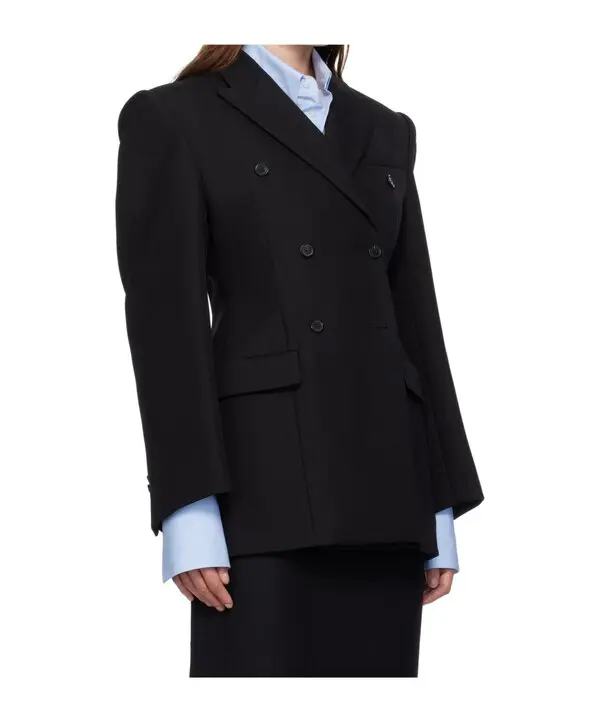Wardrobe.NYC Contour Double-breasted Blazer