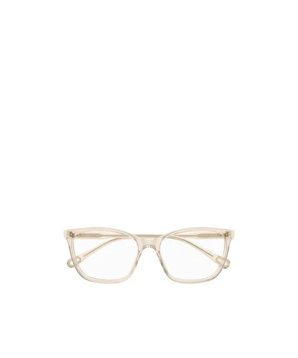 Chloé Eyewear Square Frame Glasses - Nude