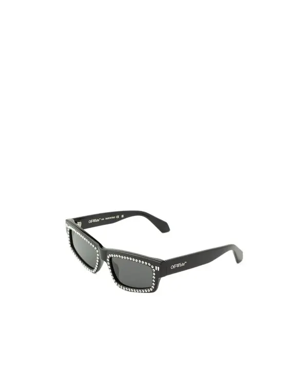 Off-White Full Frame Embellished Sunglasses