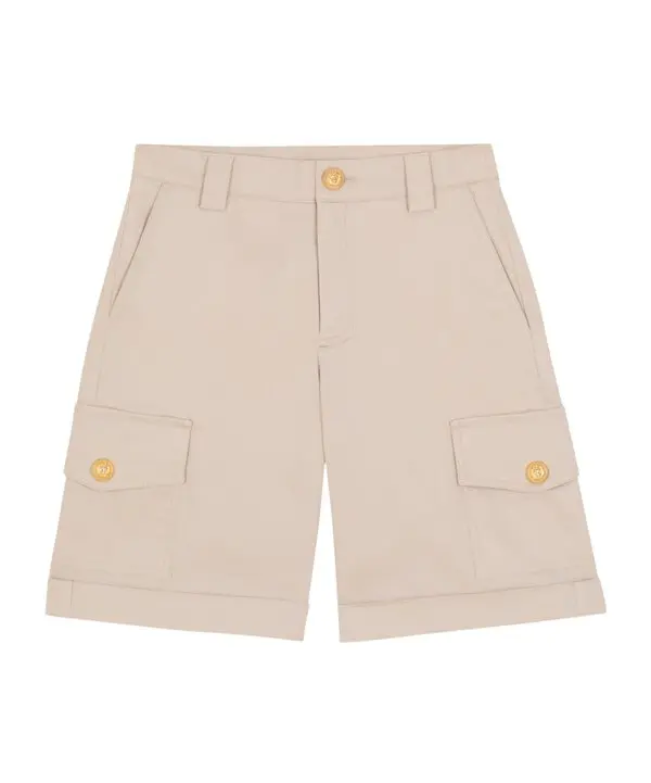 Balmain Cargo Bermuda Shorts - Beige