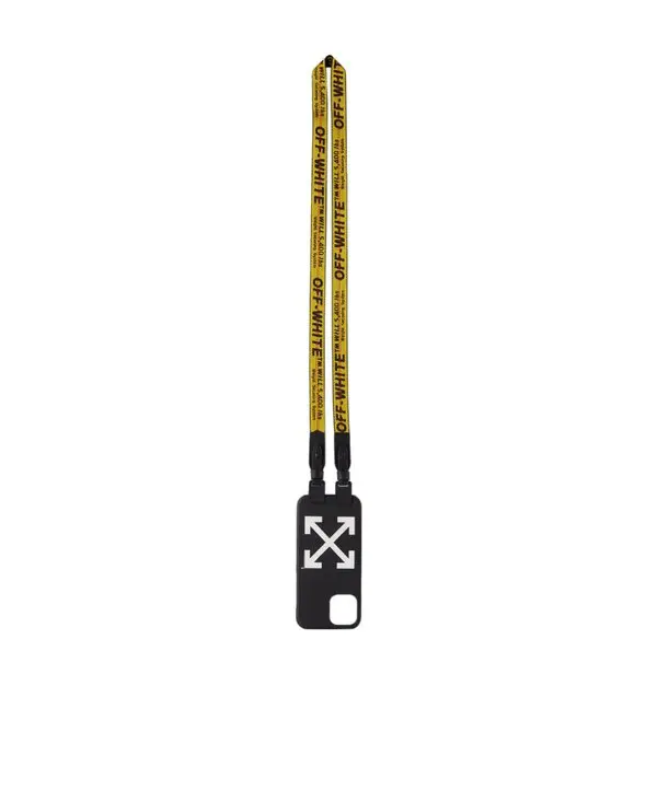 Off-White Necklace Iphone 12apt 12 Pro Mobile Phone Case - Black
