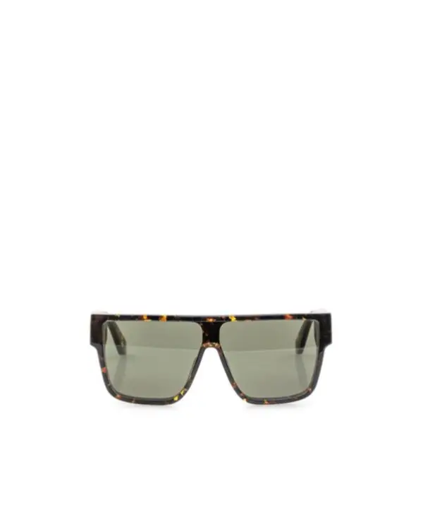 Off-White Square Frame Sunglasses With Temple Detail