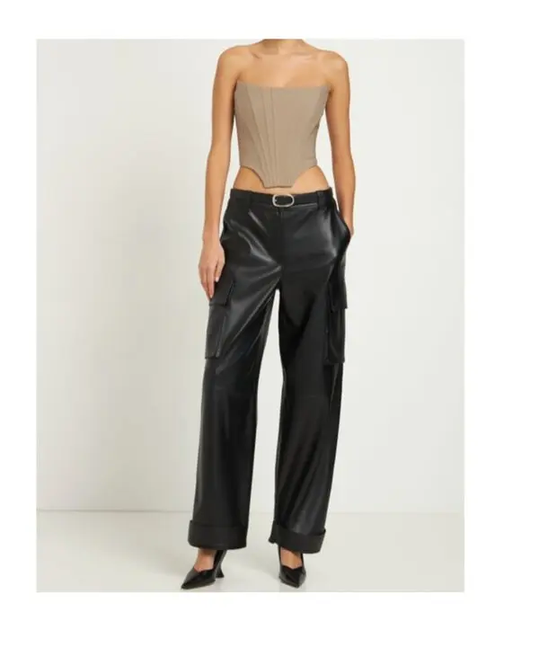 Giuseppe Di Morabito Double Twisted Wool Corset Top