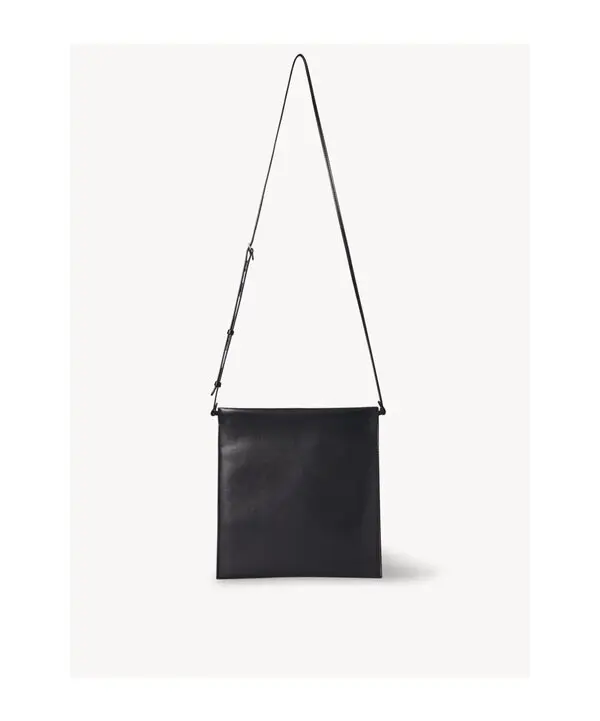 THE ROW Logo Shoulder Bag - Black