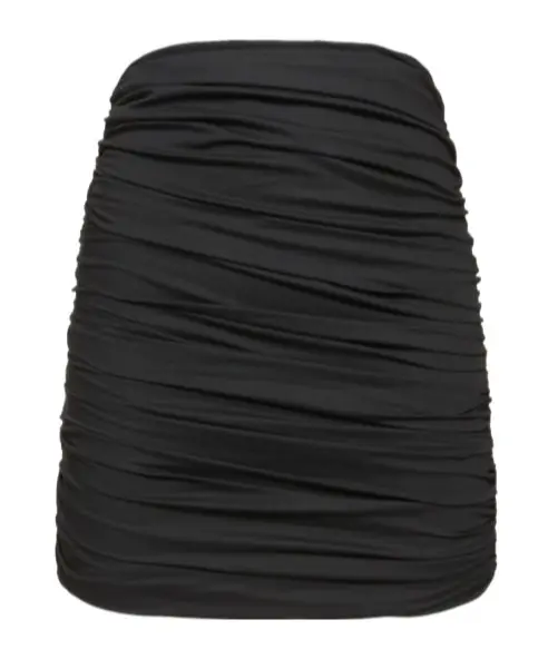 Giuseppe Di Morabito Ruched Stretch Poplin Mini Skirt