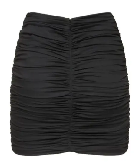 Giuseppe Di Morabito Ruched Stretch Poplin Mini Skirt