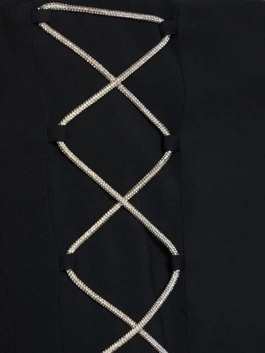 Giuseppe Di Morabito Lace-up Detail Mini Skirt