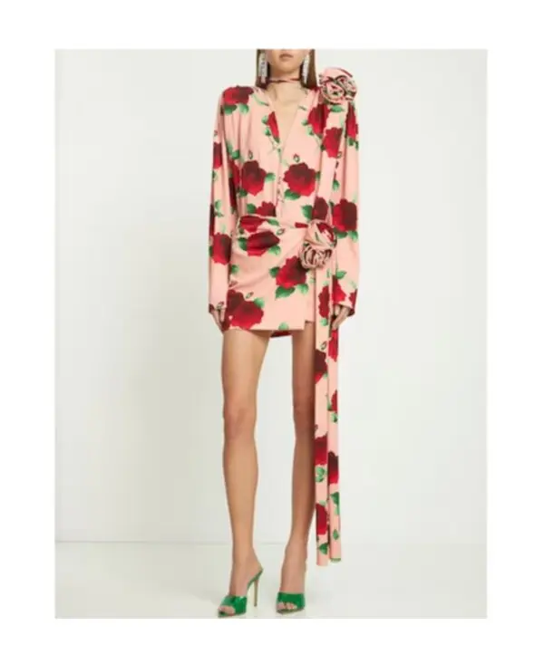 Magda Butrym Floral Printed Mini Skirt