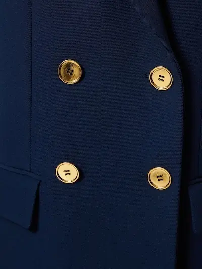 Michael Kors Double-breasted Gabardine Blazer