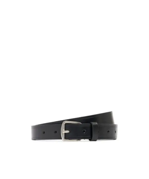 ANN DEMEULEMEESTER Willow Leather Belt - Black