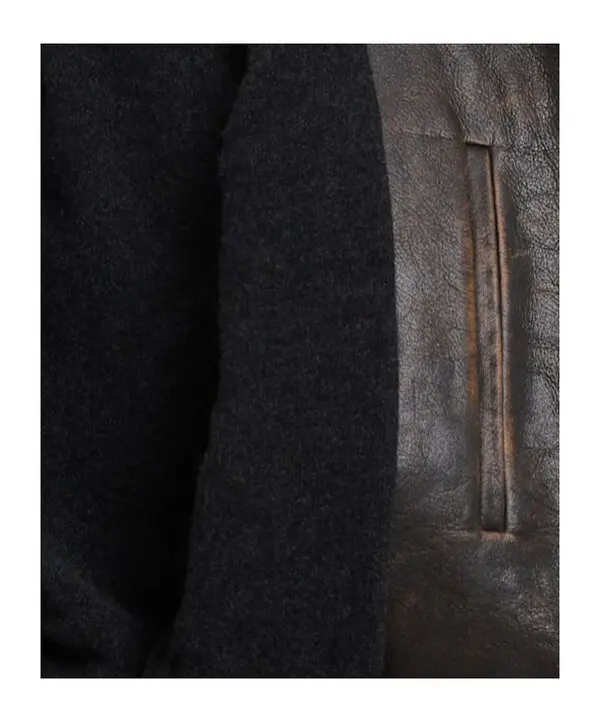 THE ROW Akia Leather Bomber Jacket