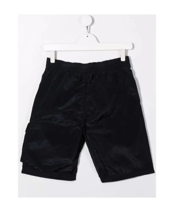 Stone Island Logo Patch Cargo Shorts