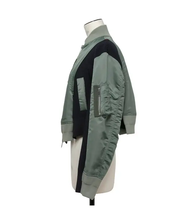 Sacai Panelled Bomber Jacket