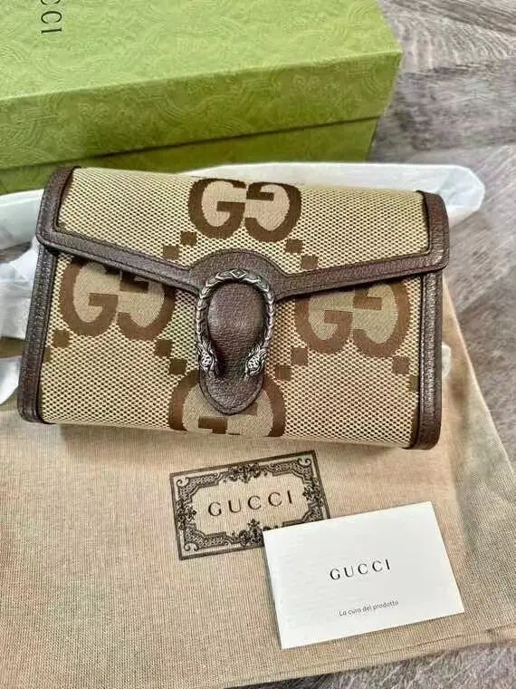 Gucci Dionysus Jumbo Gg Chain Wallet