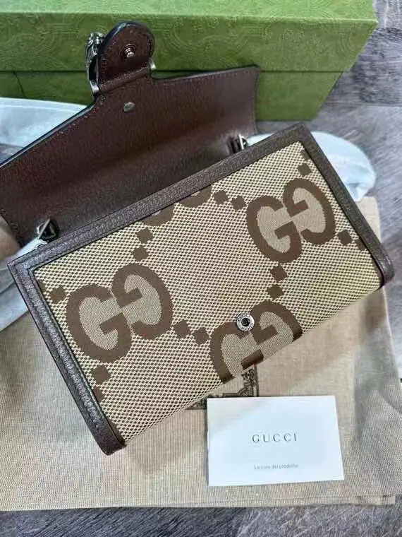 Gucci Dionysus Jumbo Gg Chain Wallet