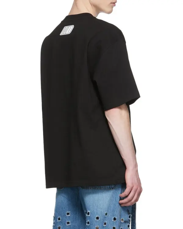 We11Done Graffiti Logo-print T-shirt