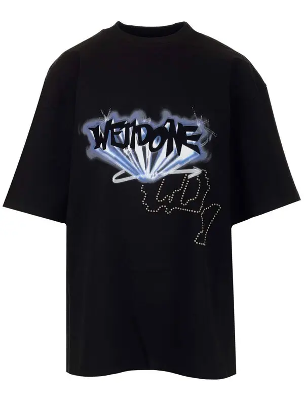 We11Done Graffiti Logo-print T-shirt - No